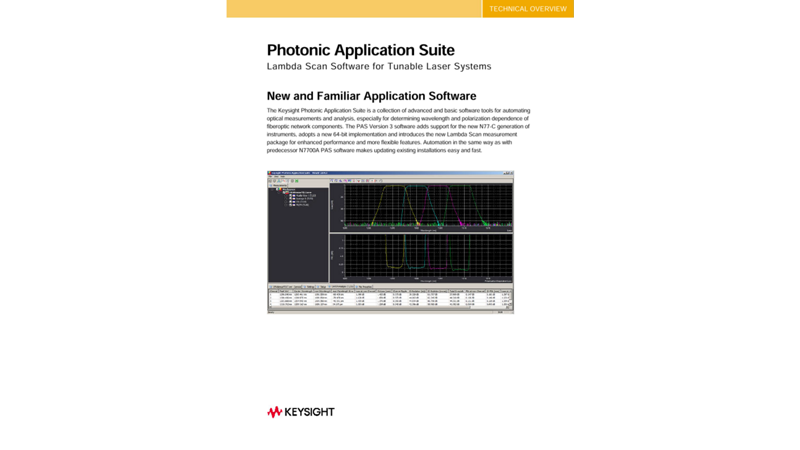 Photonic Application Suite Keysight